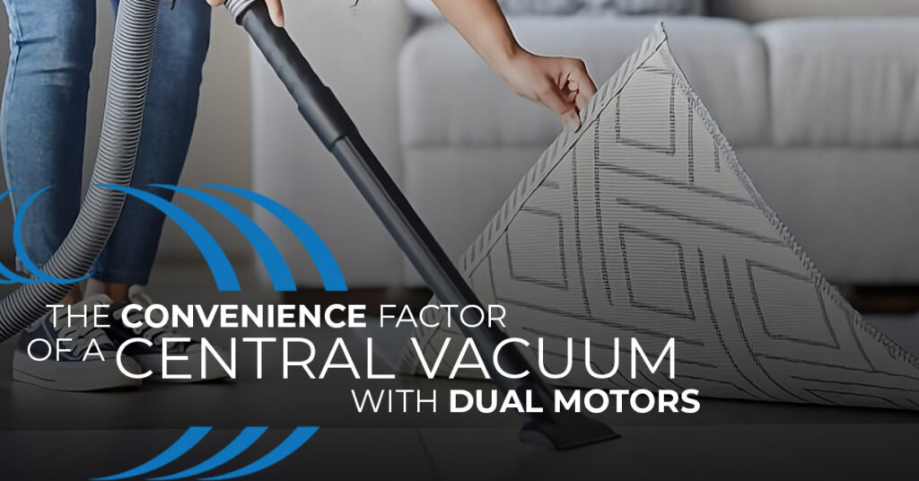 Central Vacuum System with Dual Motors for Industrial Spaces